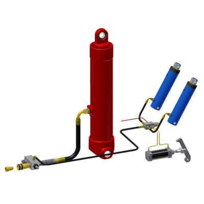 Gate opening valve with pneumatic latches – Oleohidráulica Española SA